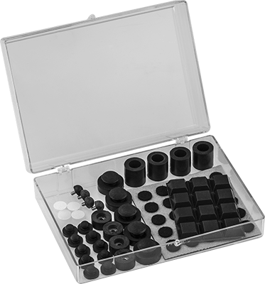 Press Fit Rubber Feet | McMaster-Carr